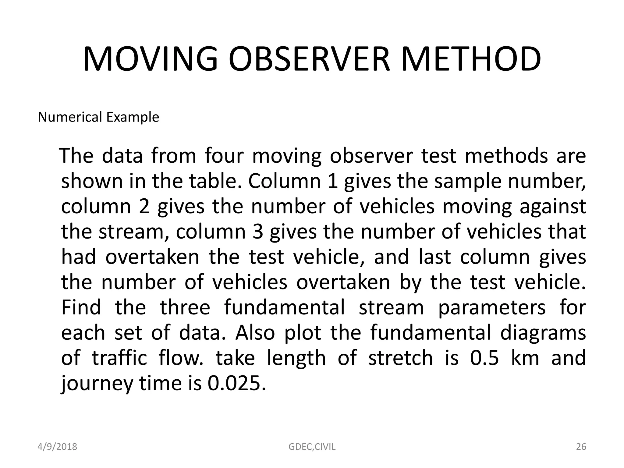 Traffic studies | PPTX