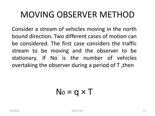 Traffic studies | PPTX