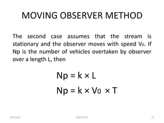 Traffic studies | PPTX