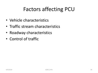 Traffic studies | PPTX