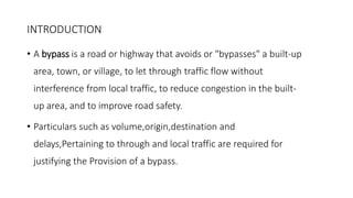 Traffic studies for planning bypasses around towns | PPTX