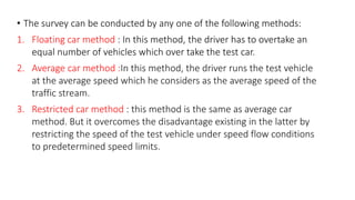Traffic studies for planning bypasses around towns | PPTX