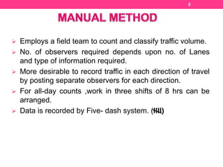 Traffic studies volume study | PPTX