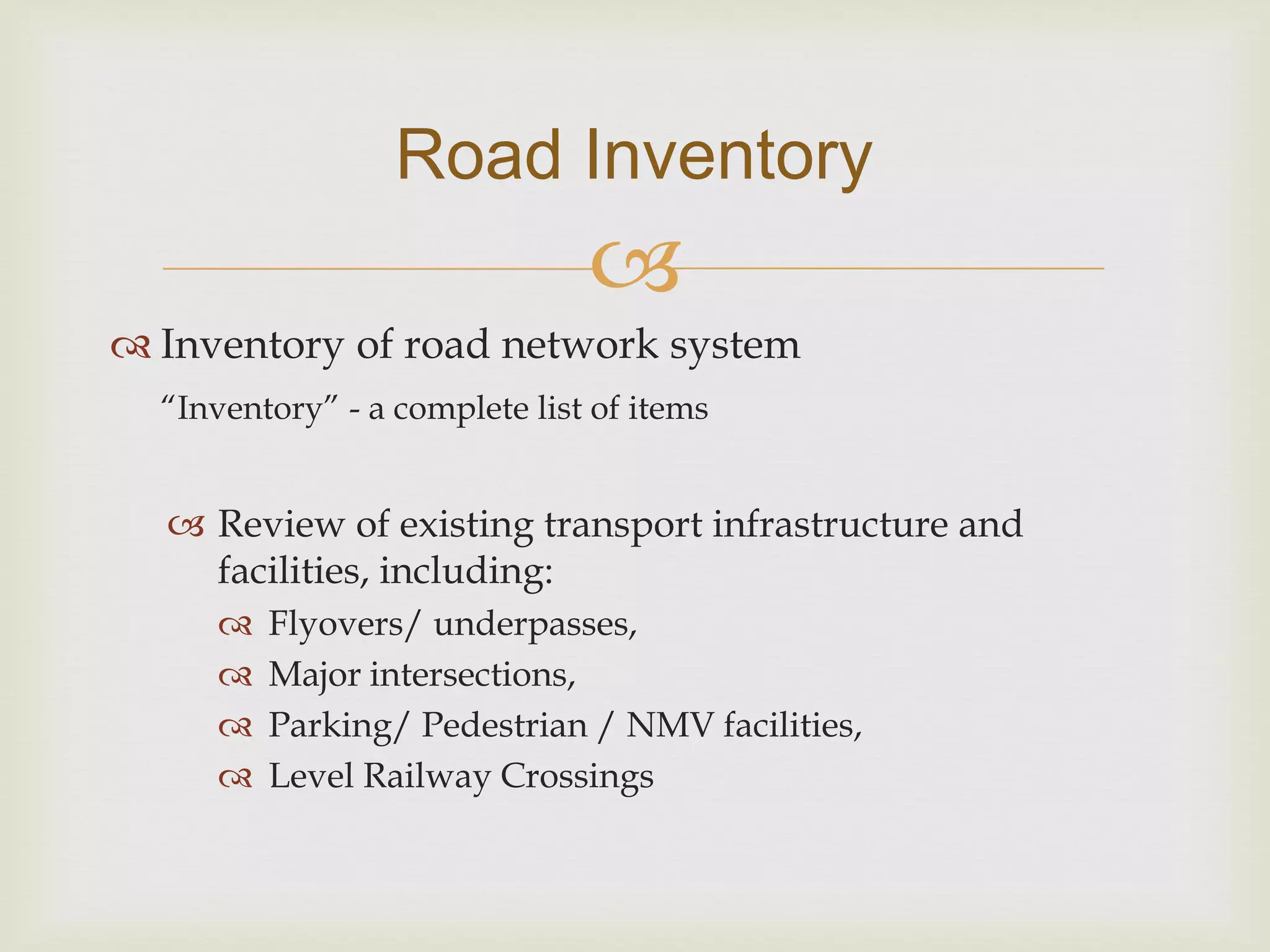 Traffic & Transportation surveys | PDF