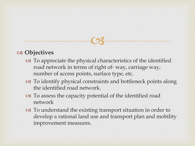Traffic & Transportation surveys | PDF