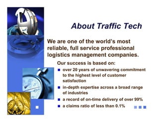 Traffic Tech Presentation | PDF
