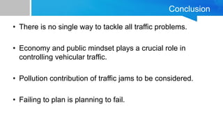 Traffic, Transport and Environment | PDF