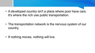 Traffic, Transport and Environment | PDF