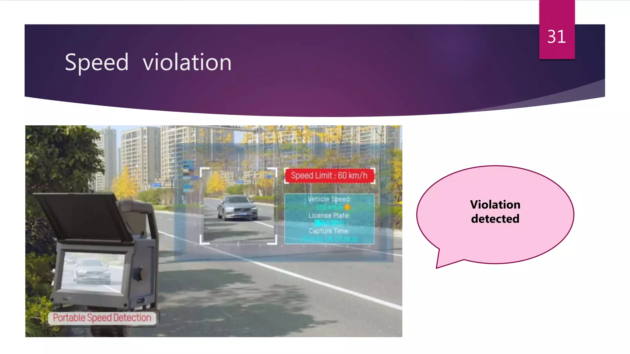 Traffic voilation detection in videos | PPTX