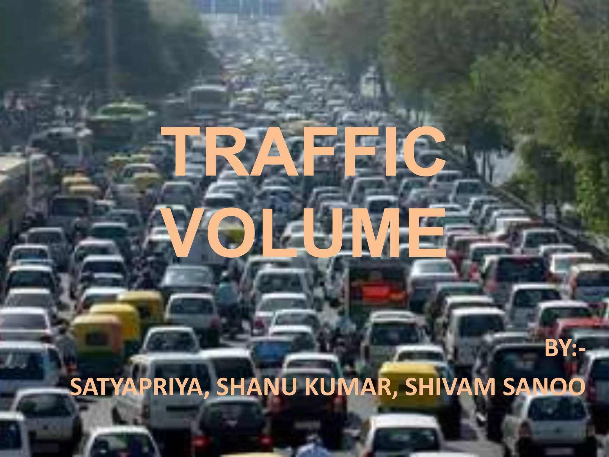 Traffic volume | PPT
