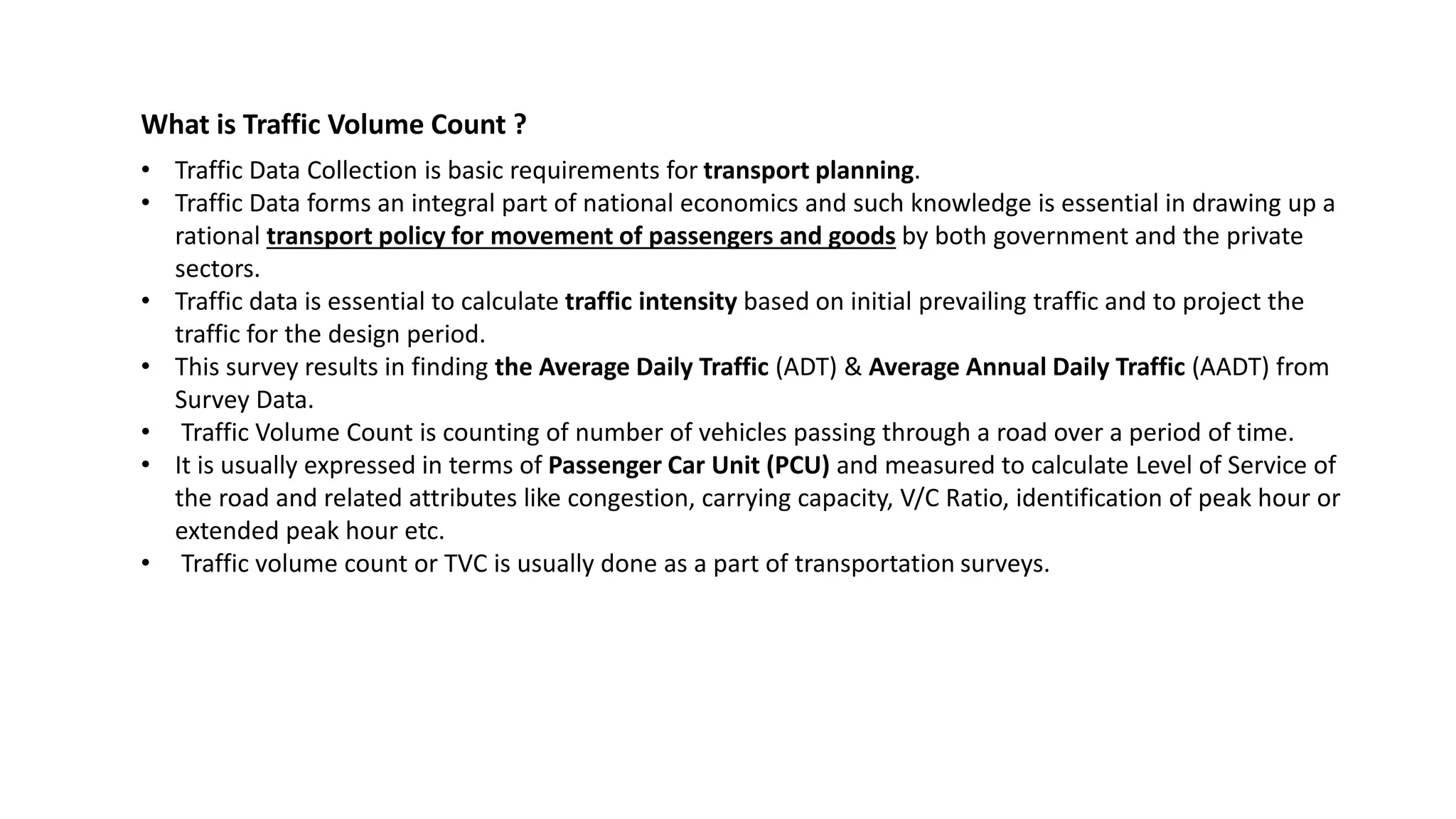 Traffic volume count .pptx