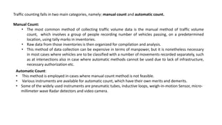 Traffic volume count .pptx | Automotive