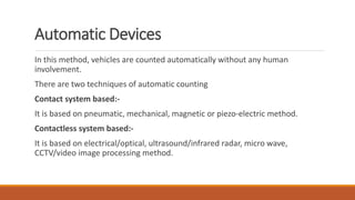 Traffic volume studies | PPTX