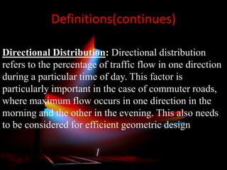 Traffic volume study | PPTX