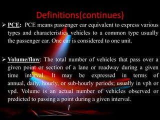 Traffic volume study | PPTX