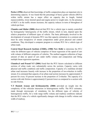 Traffic volume study report by pronob ghosh buet 1204011 | PDF