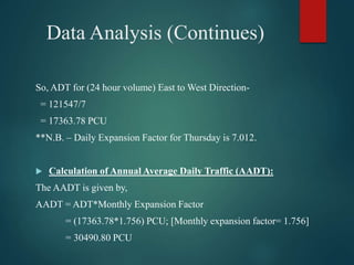 Traffic volume survey | PPTX
