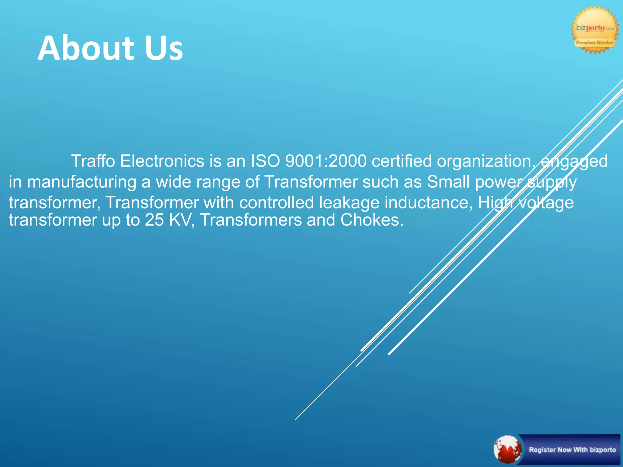 Traffo electronics | PPTX