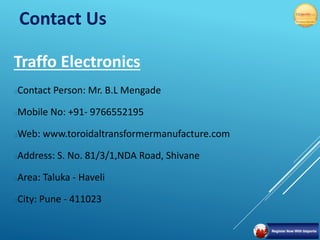 Traffo electronics | PPTX