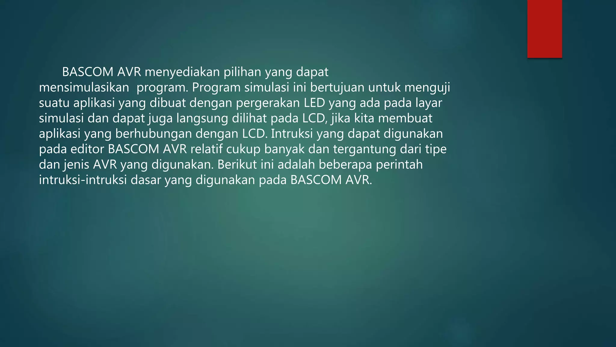 Trafic light program bascom avr | PPTX