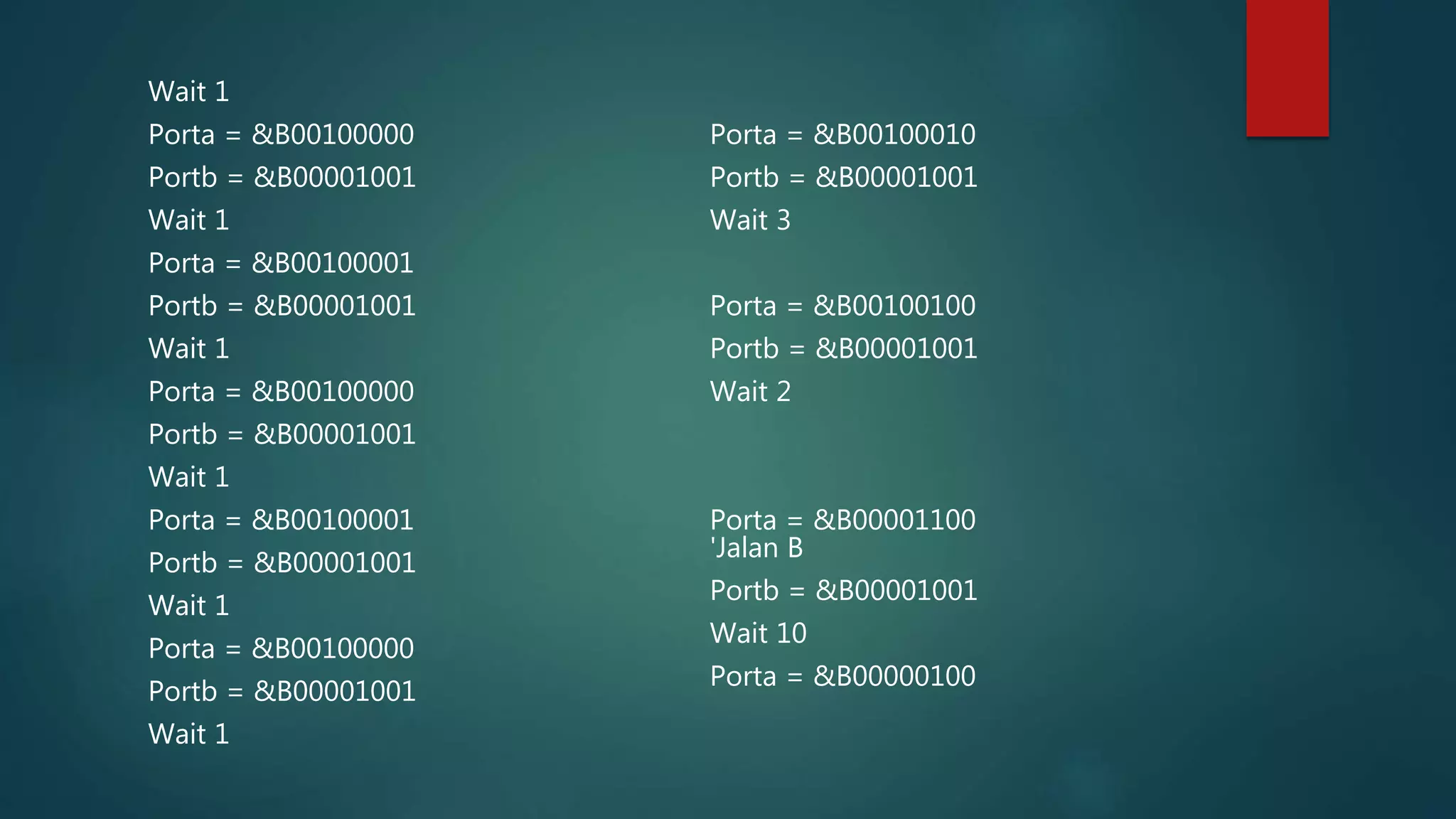 Trafic light program bascom avr | PPTX