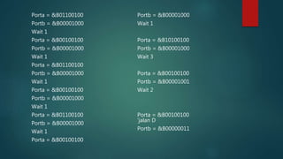 Trafic light program bascom avr | PPTX