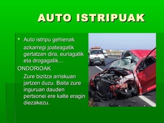 Trafiko istripuak | PPT