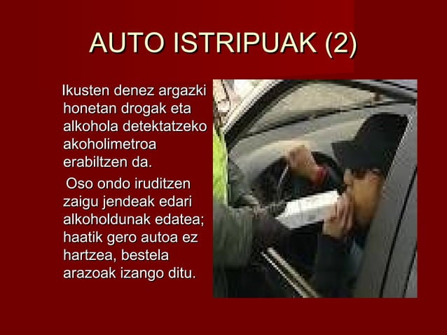 Trafiko istripuak | PPT