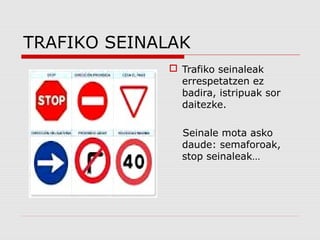 Trafiko istripuak | PPT