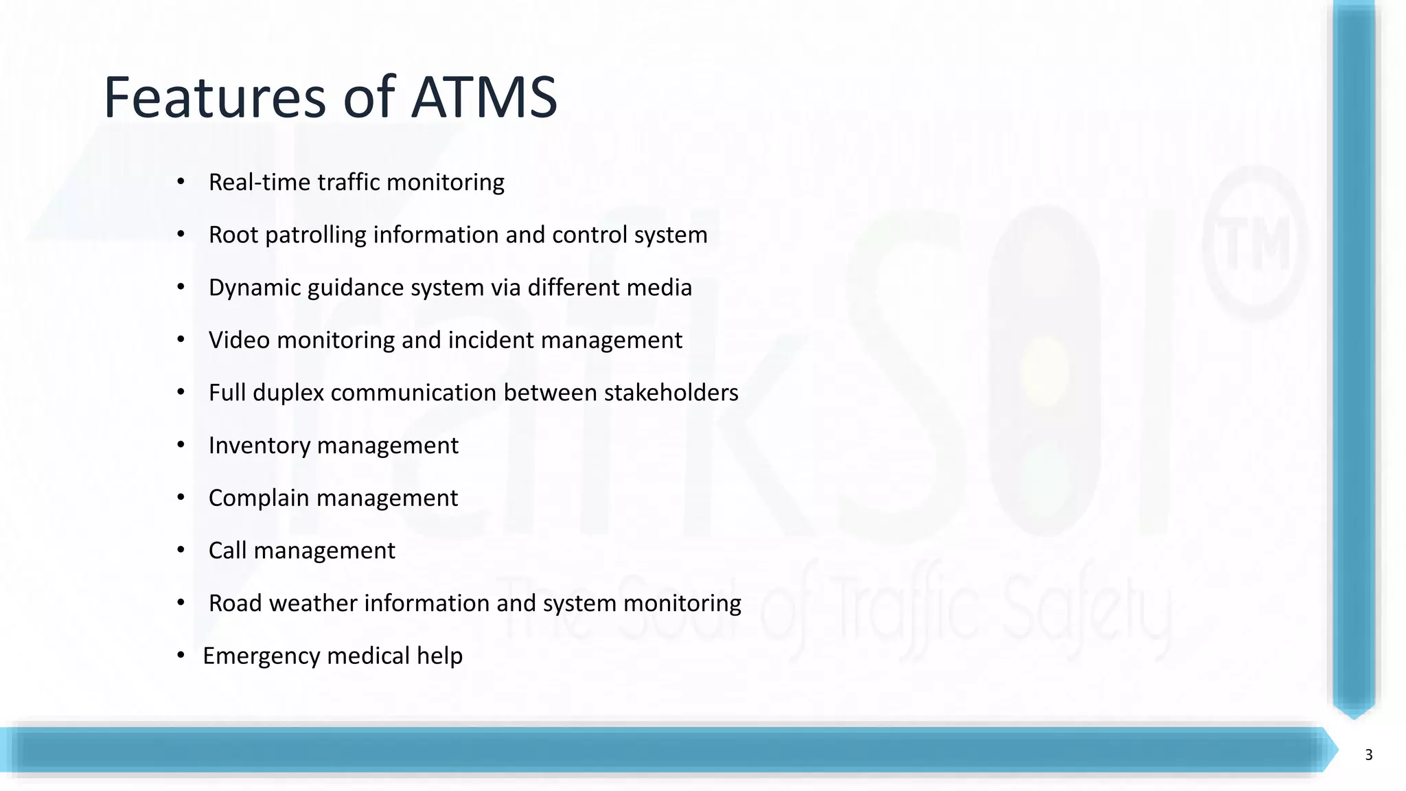 Advance Traffic management system | PPTX