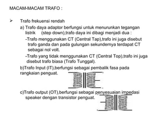 Trafo wismoyo-cs-7e | PPT