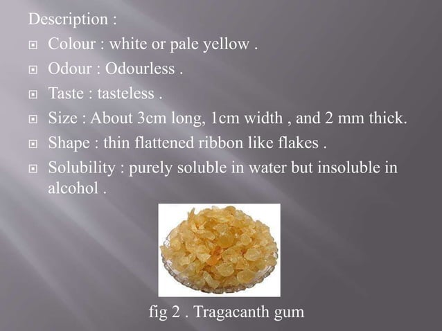 TRAGACANTH-1.pptx carbohydrates pharmacognosy | PPTX