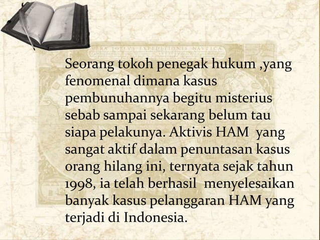 Tragedi munir 1998 | PPTX