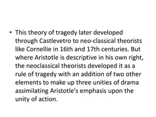 ARISTOTLE"S TRAGEDY BY BHAWNA BHARDWAJ | PPTX