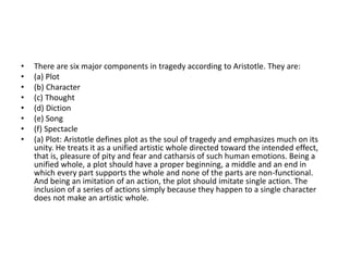 ARISTOTLE"S TRAGEDY BY BHAWNA BHARDWAJ | PPT