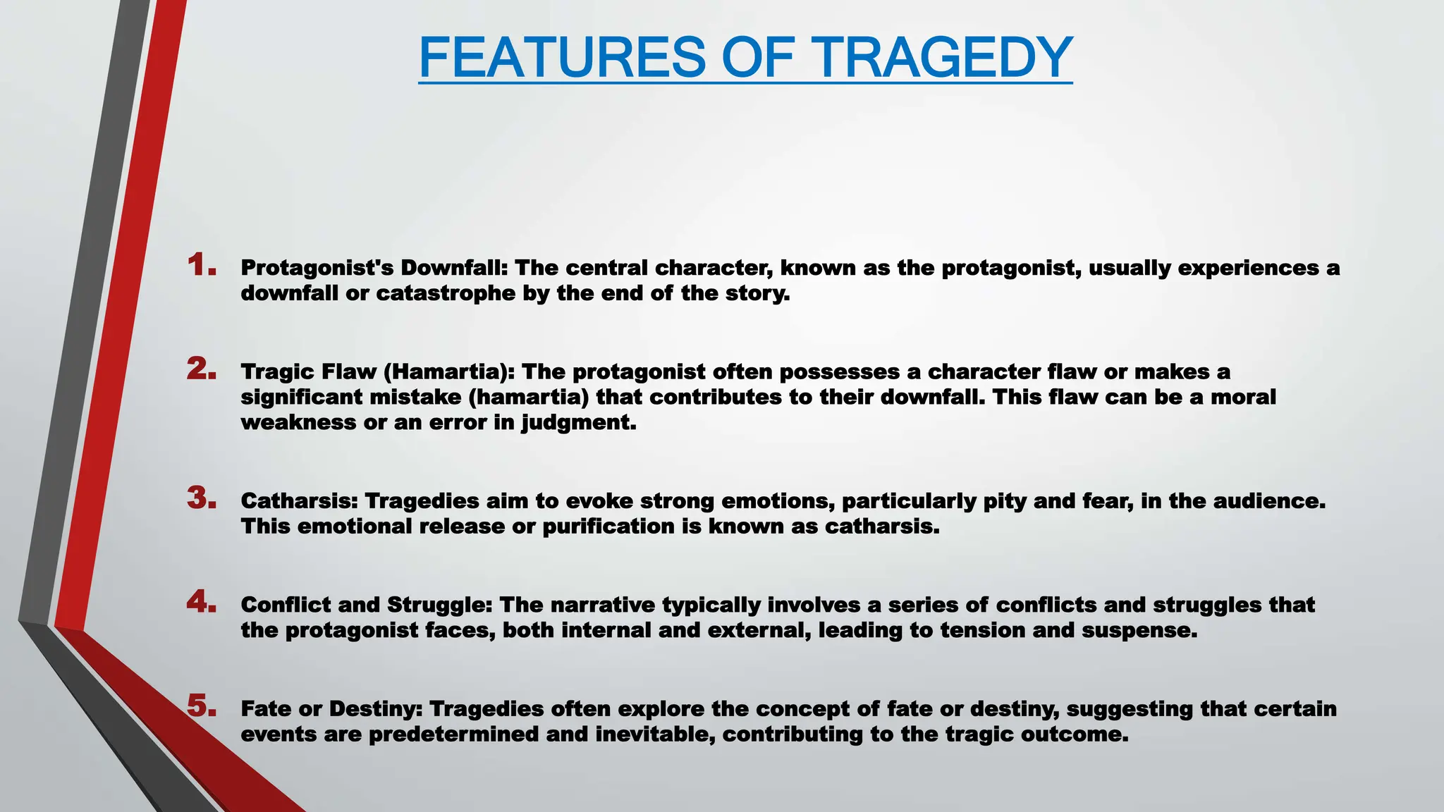 Tragedy ppt for students for their education | PPTX