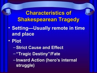 tragedy.ppt in the works of William Shakespeare | PPT