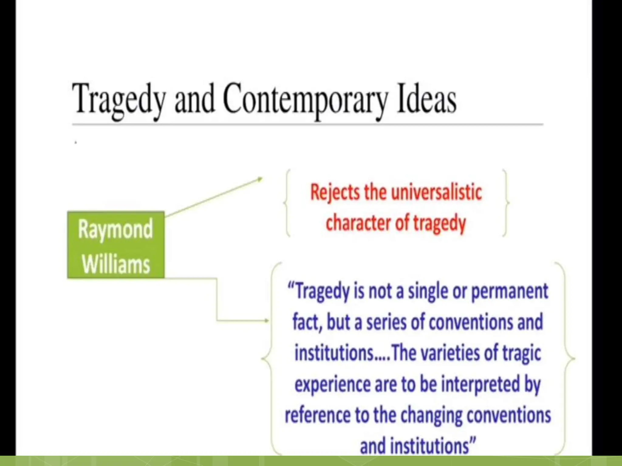 Tragedy and Contemporary Ideas.pptx slides | PPT