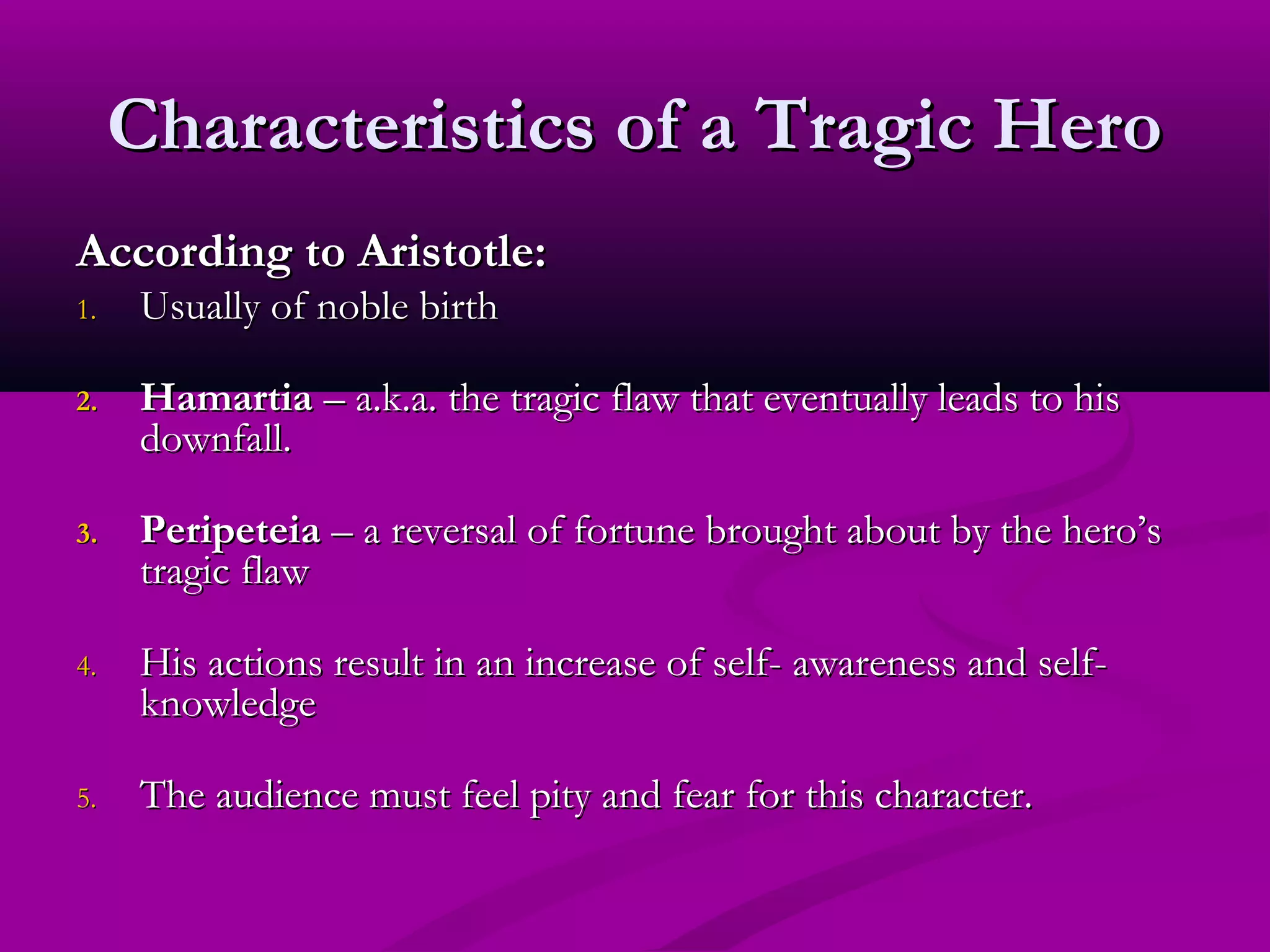 Tragedy and tragic_hero2 | PPT