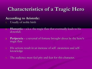 Tragedy and tragic_hero2 | PPT