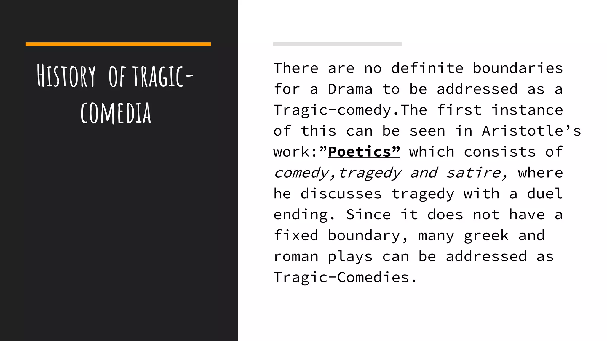 Tragedy in classical drama | PPTX