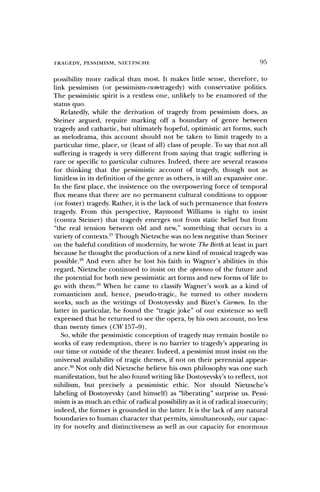 Tragedy, pessimism, nietzsche, by joshua foa dienstag | PDF