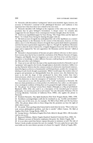 Tragedy, pessimism, nietzsche, by joshua foa dienstag | PDF