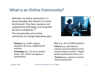 Building Online Communities | PDF