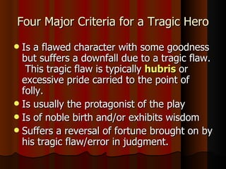 Tragic Hero Notes | PPT