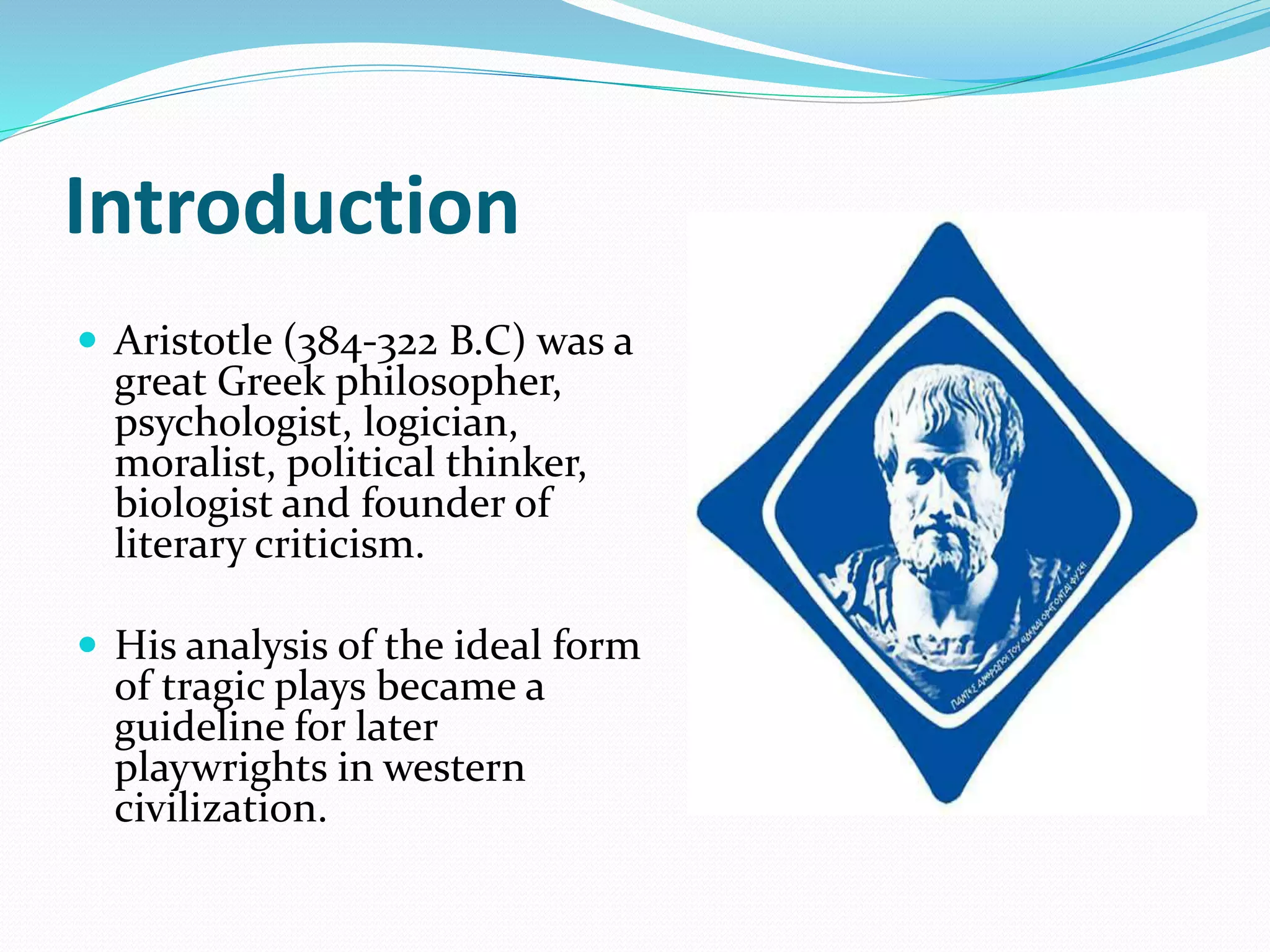 Aristotle's concept of Tragic hero | PPTX