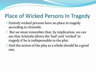 Aristotle's concept of Tragic hero | PPTX
