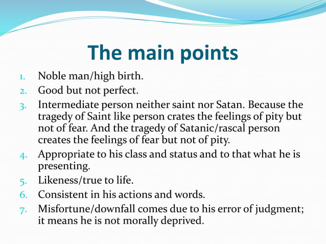 Aristotle's concept of Tragic hero | PPTX