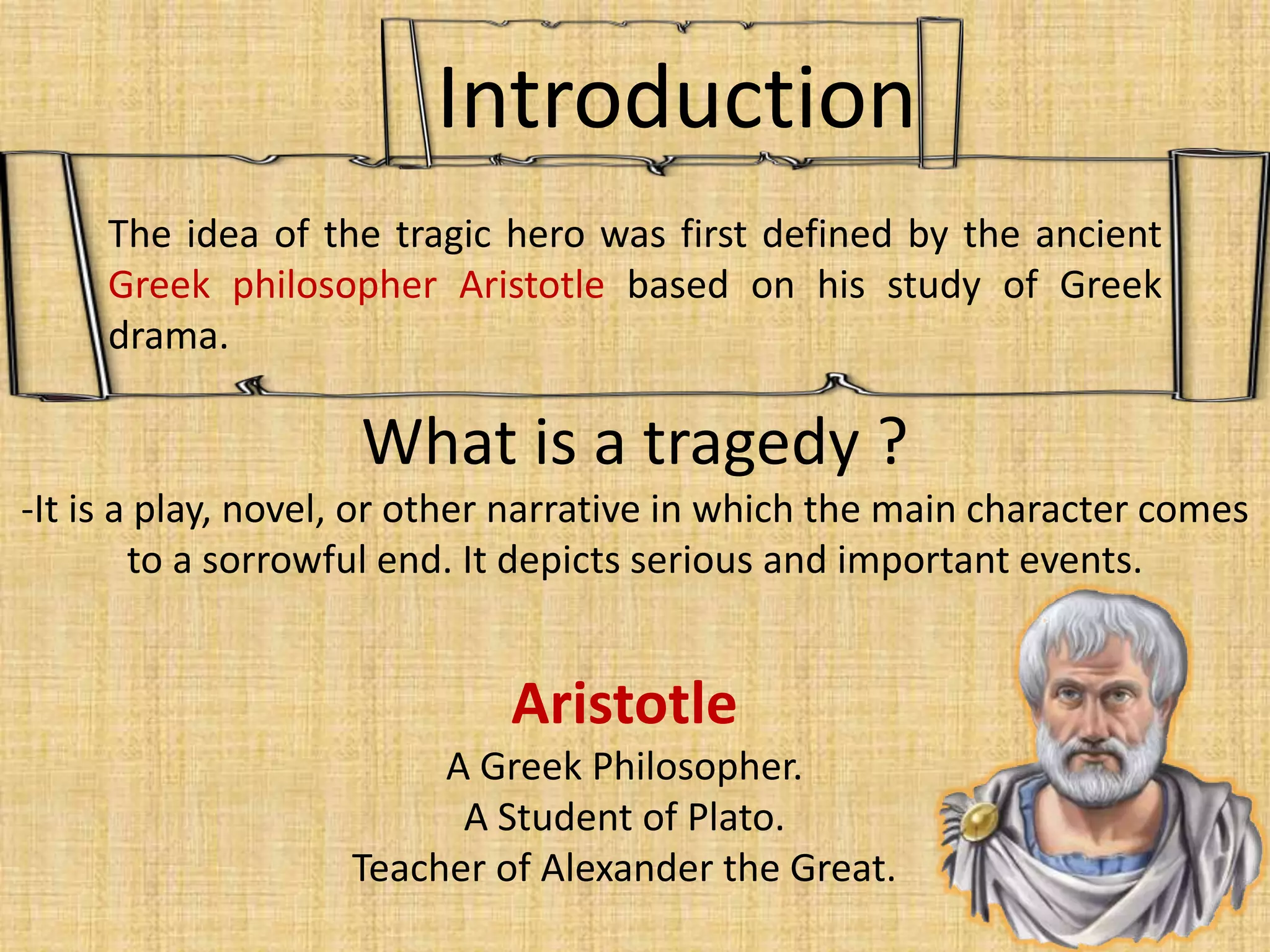 Tragic hero (Harishchandra,Rama and Nala-Damayanti) | PPTX