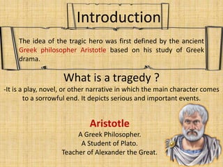 Tragic hero (Harishchandra,Rama and Nala-Damayanti) | PPT